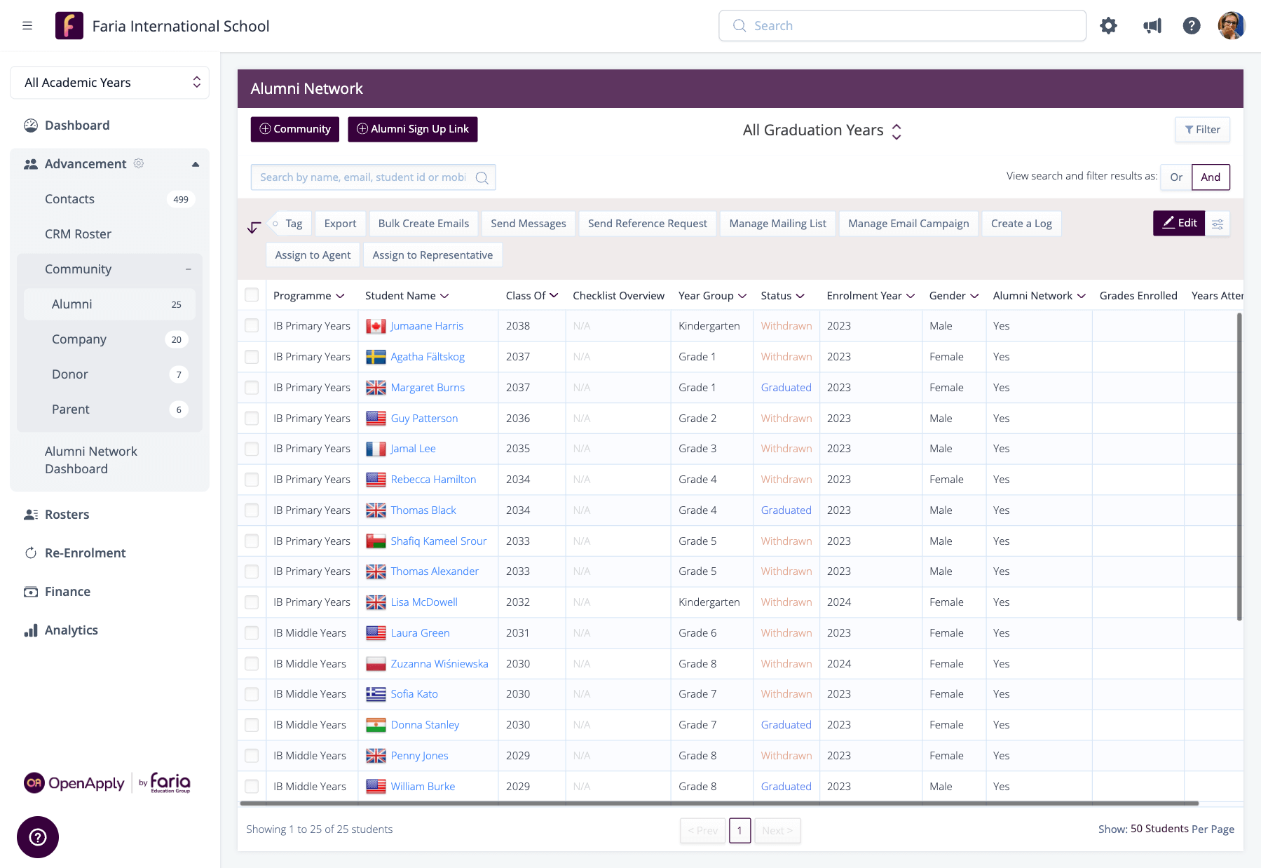 Feature Roundup: Smarter Tools for Admissions, Advancement, and Analytics | Blog - OpenApply