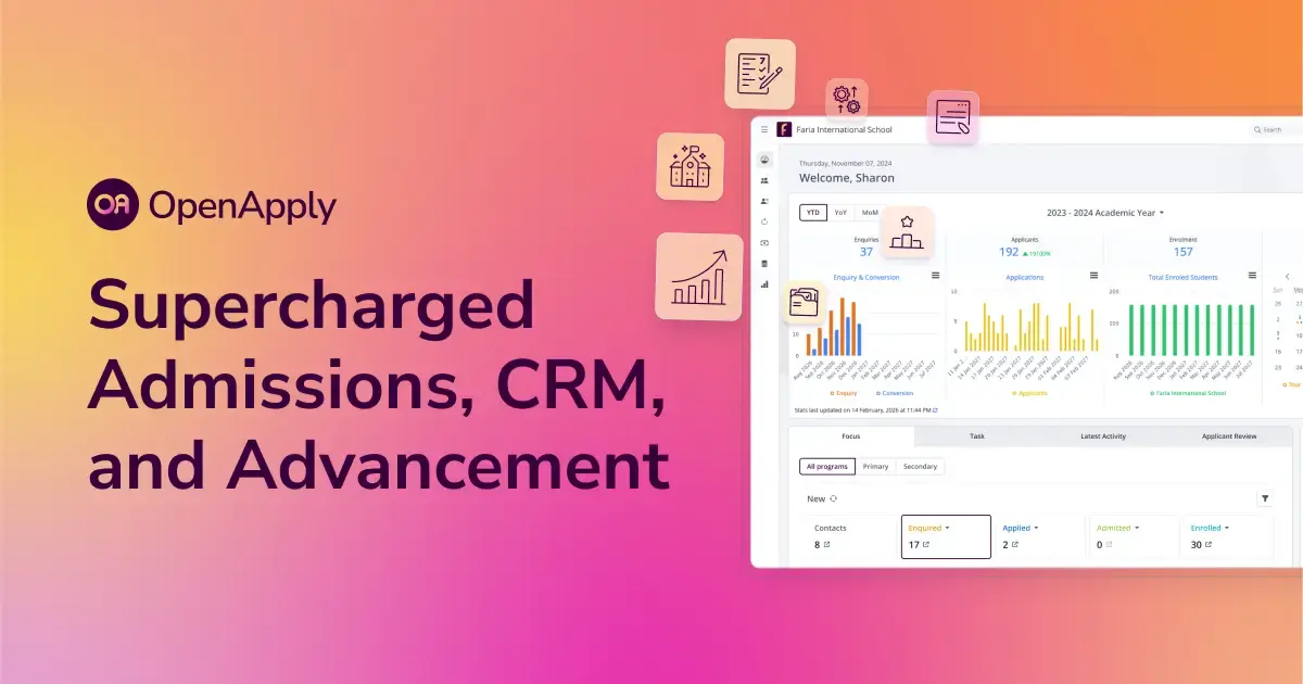 Streamlined School Admissions and CRM - OpenApply